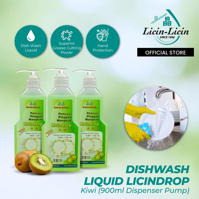 Licin Licin Dishwash Liquid Licindrop Kiwi (Dispenser Pump) - TikTok ...