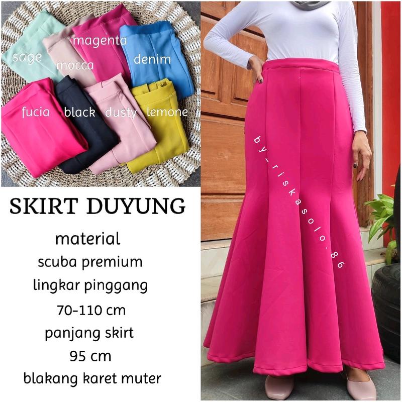 Rok Scuba Model Duyung Fashion Wanita Terbaru Nyaman Dan Ade - Shop ...