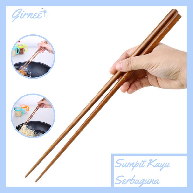 Sumpit Kayu Panjang/Sumpit Panjang/Sumpit Hotpot/Sumpit Sukiyaki/Wooden ...