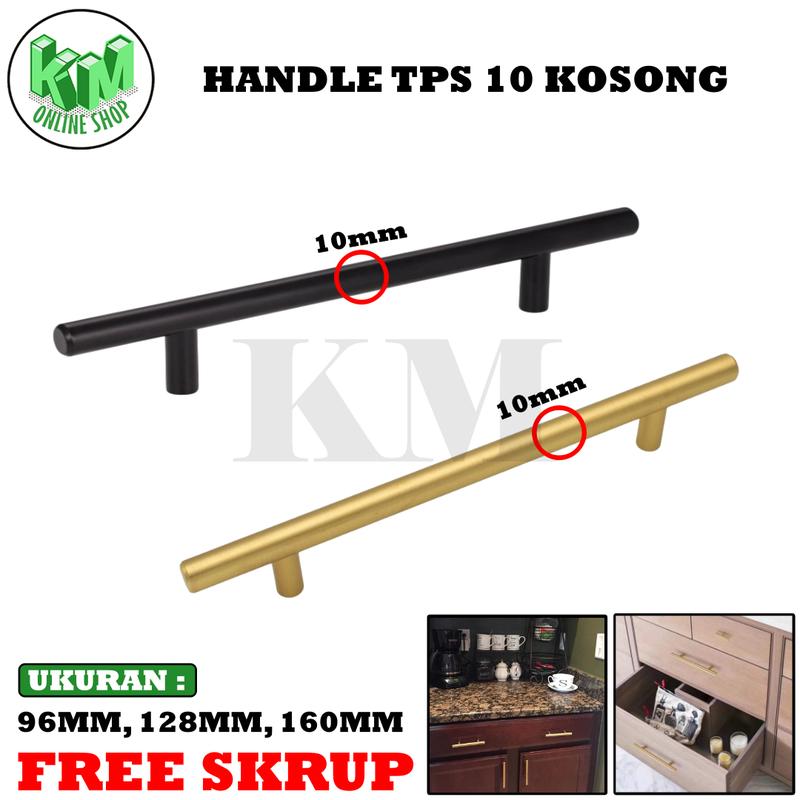 Handel Tarikan Laci TPS 10 Kosong Stainless Gold Black Handl - Shop ...
