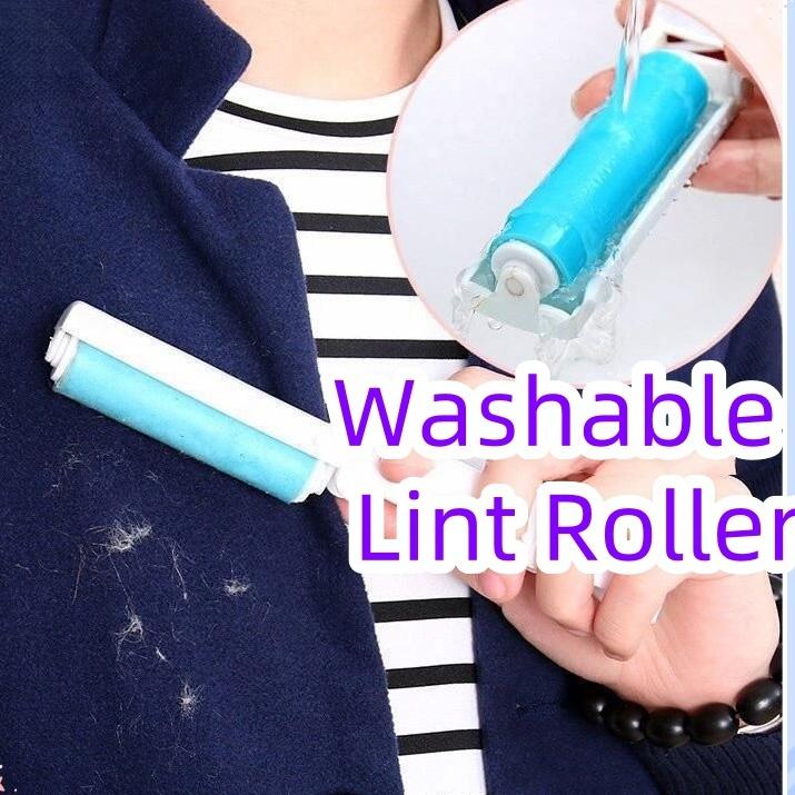 Washable Lint Roller Sticky Roller Dust Roller Sticky Hair Remover ...