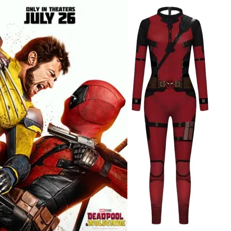 Deadpool Wolverine cosplay jumpsuits cloth party costume Menswear ...