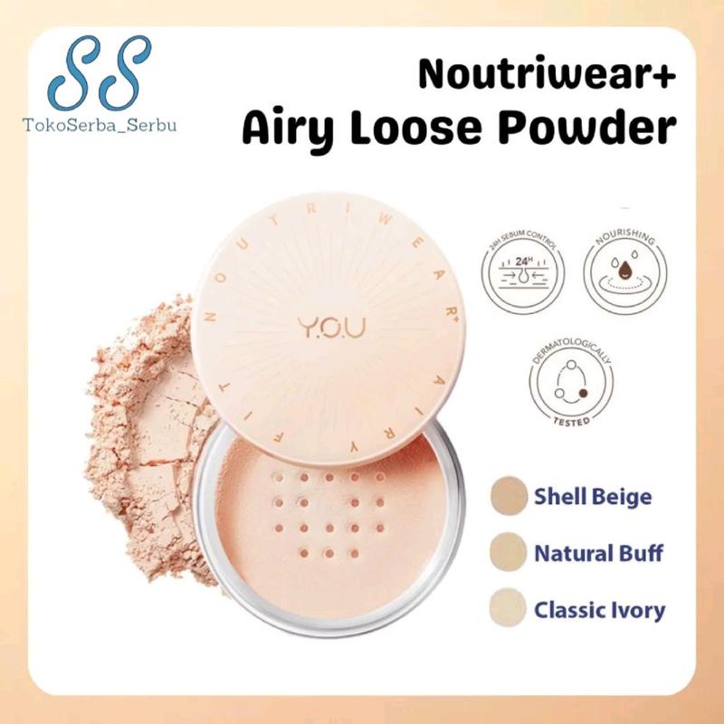 You NoutriWear+ Airy Fit Loose Powder Bedak Wajah - Shop | Tokopedia