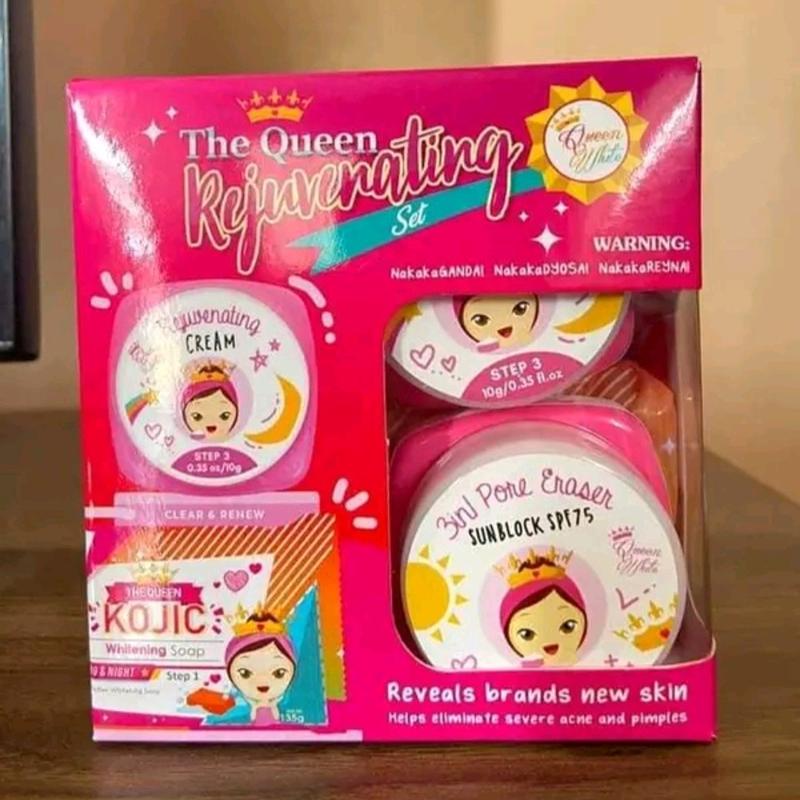 Queen White Rejuvenating Set and Goddess Set - TikTok Shop Philippines