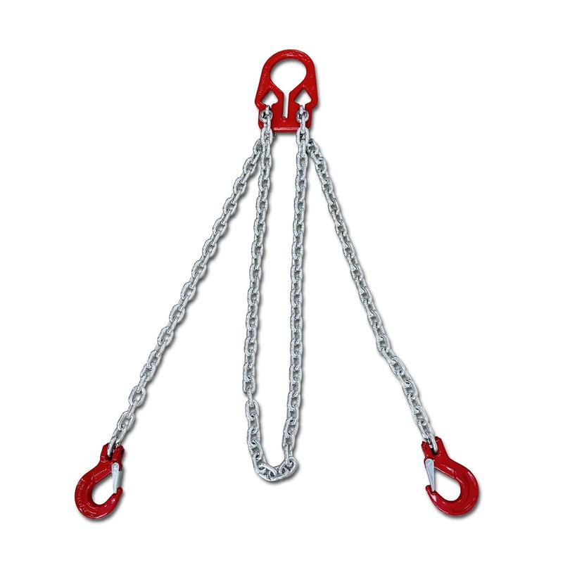 10Ft Adjustable Chain Sling 6613 lbs Load Lifting Chains 5/16 Inch ...