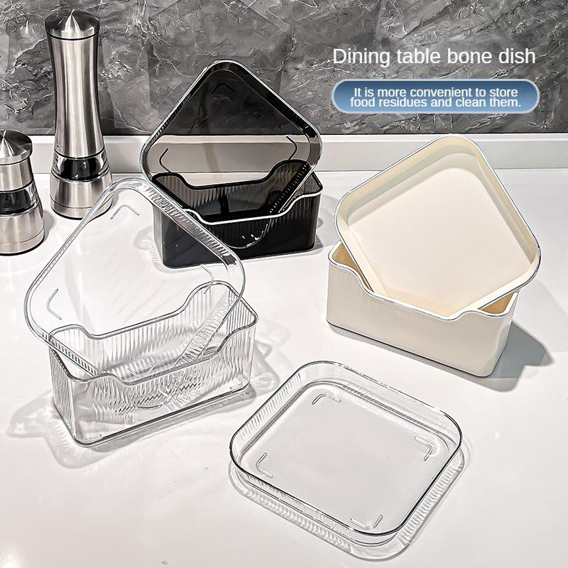PET Light Luxury Bone Spitting Dish Household Food Grade Advanced ...