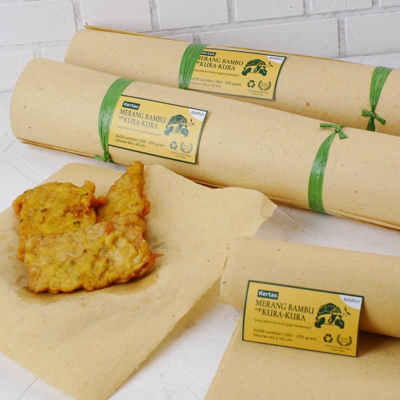 Kertas Merang Kuning / Kertas Serap Minyak Makanan / Kertas Gorengan ...