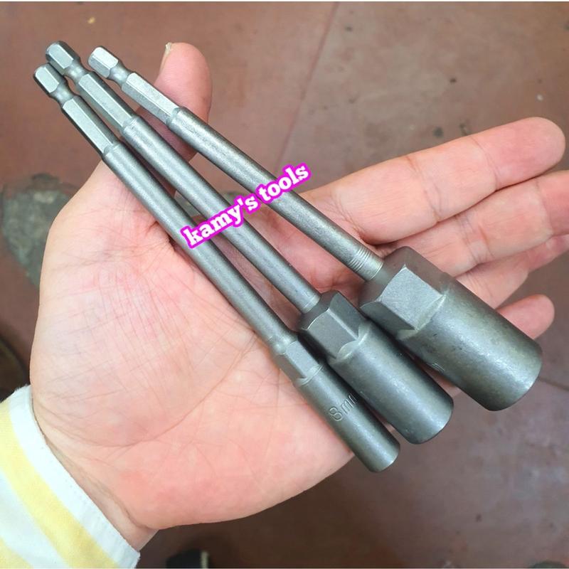 Mũi bắn đầu chụp bulong dài 150mm chuôi chân lục giác 5.5mm 6mm ...