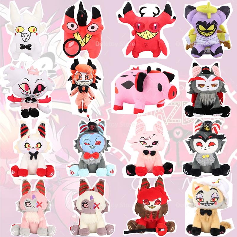 20 Styles Hazbined Hotel Husk Plush Alastor Husk Meow Angel Plush Toy ...