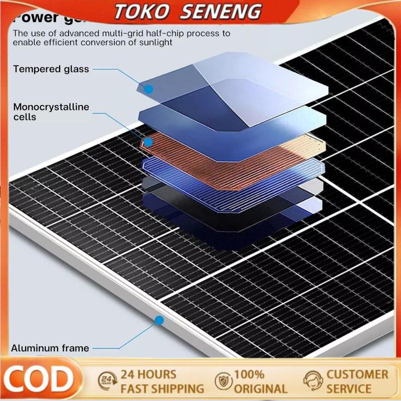 【COD 100% Aman】Panel Surya 100W - Pembangkit Listrik Tenaga Surya ...