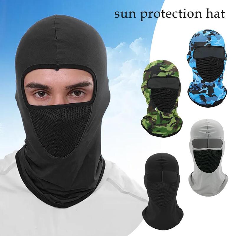 Sunscreen Sleeve Head Cover Full Face Mask Motorcycle Head Cover ...