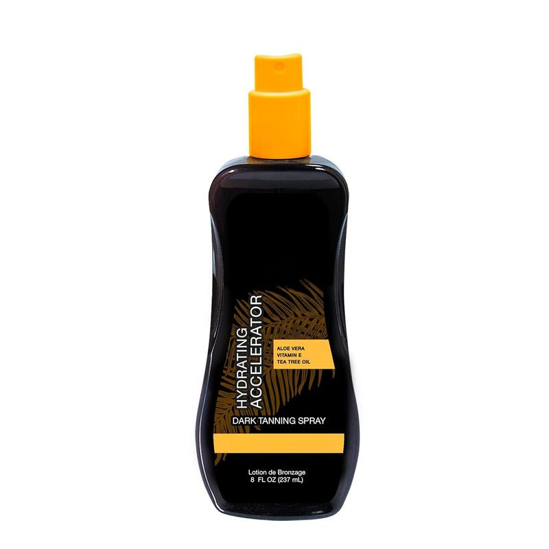 Dark Tanning Accelerator Spray Gel, 8 Ounce| Moisturize & Hydrate ...