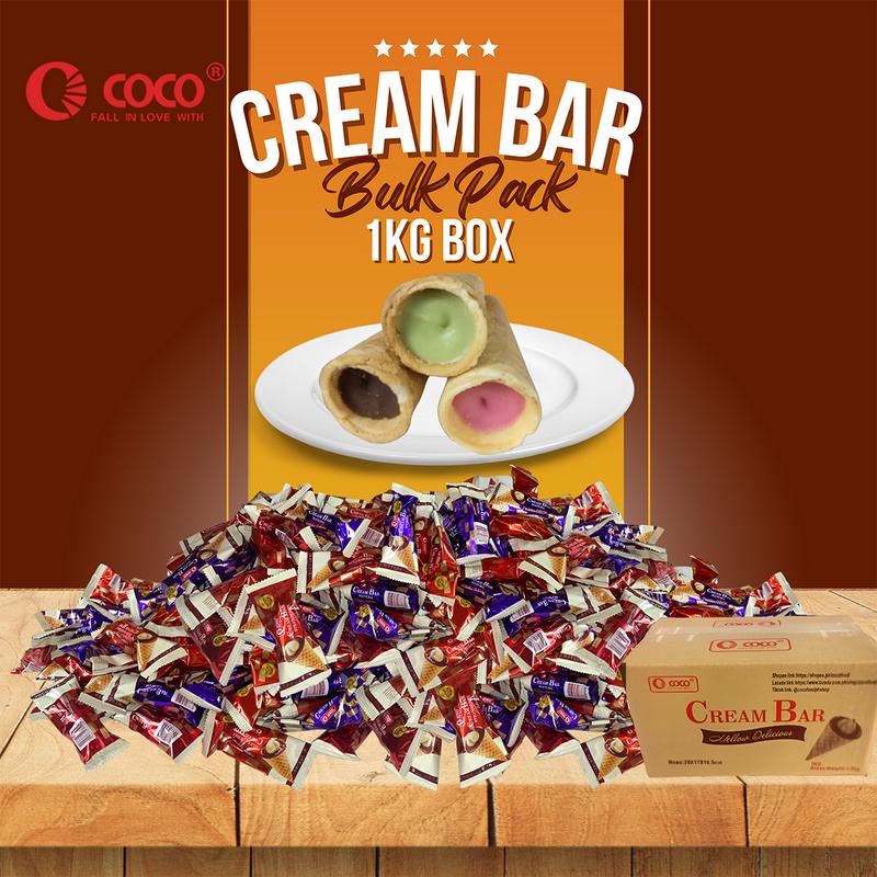 Premium Coco Creambar chocolate snacks - 1kg Box - Long Shel - TikTok ...