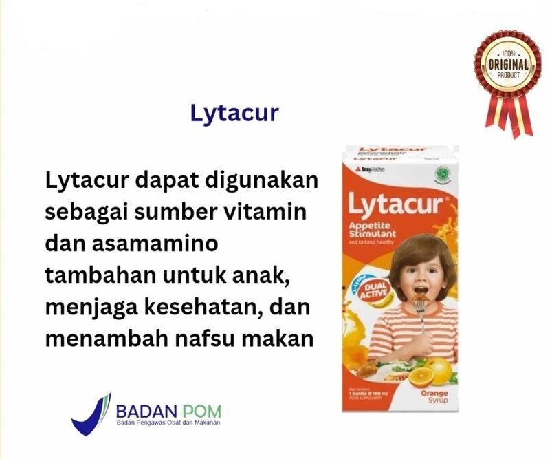 Lytacur Sirup Rasa Jeruk - Multivitamin Anak - Shop | Tokopedia