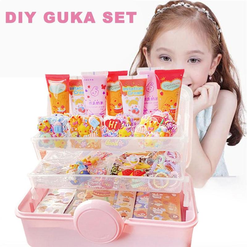 22/236/519pcs Guka Material Package Set Sticker Kids DIY Keychain ...