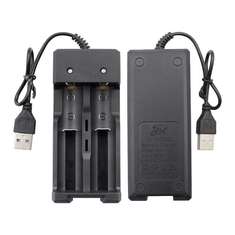 Pengecas Bateri Litium USB, Slot Berganda, Caj Denyar, Caj Cepat ...