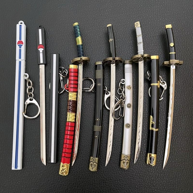 Gantung Kunci Pedang Zoro, Model Senjata Aloi Logam, Pisau Potong ...