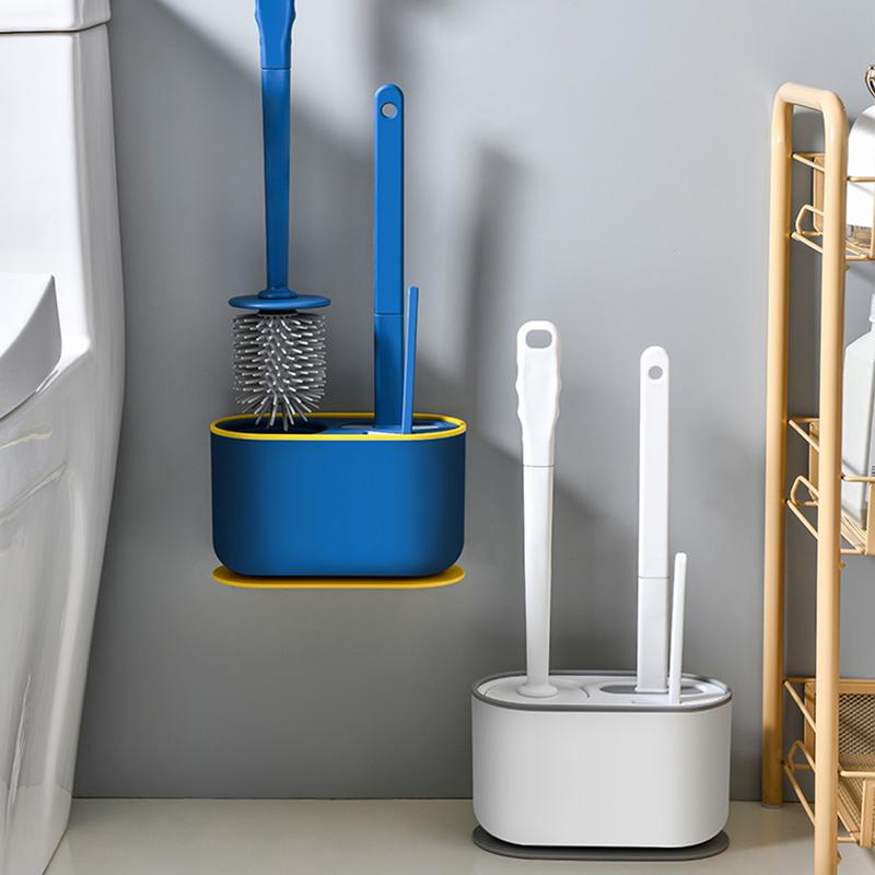1 Set Practical Toilet Cleaner Durable Punch-Free Plastic Toilet ...