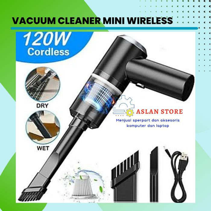 Jual Mini Cordless Vacuum Cleaner Portable Wireless Vacuum pembersih ...