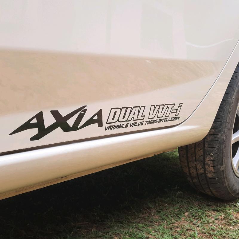 sticker axia set pintu belakang / cutting sticker kereta - TikTok Shop ...