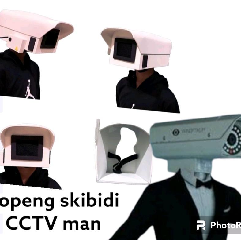Topeng cosplay skibidi CCTV man yang lagi viral Karakter Kartun - Shop ...