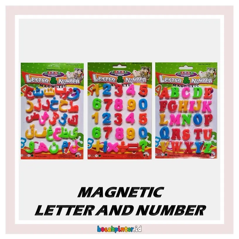 Magnetic Letter Number Angka Huruf Magnet Tempelan Kulkas Main - Shop ...