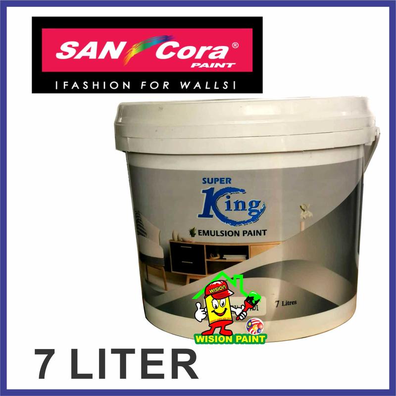 7L Sancora super king Emulsion paint / CAT RUMAH DALAM / wision ...