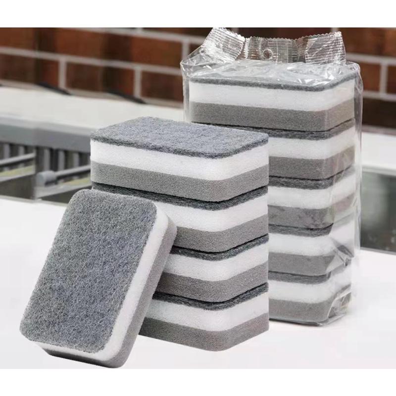 1pc Dishwashing Sponge Wipe Kitchen Clean Double-sided Spong - TikTok Shop Philippines