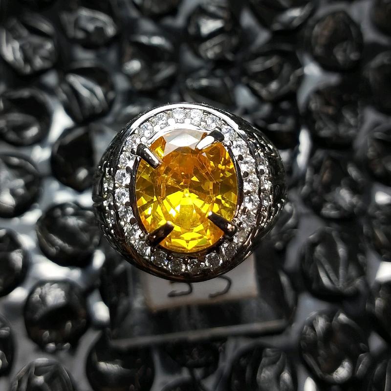 cincin yelow safir terlaris - Shop | Tokopedia
