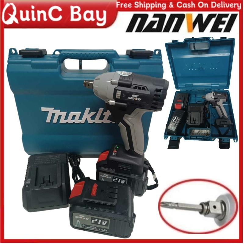 21V 980N.m Impact Wrench NANWEI 398TV HEAVY DUTY Torque Cordless ...