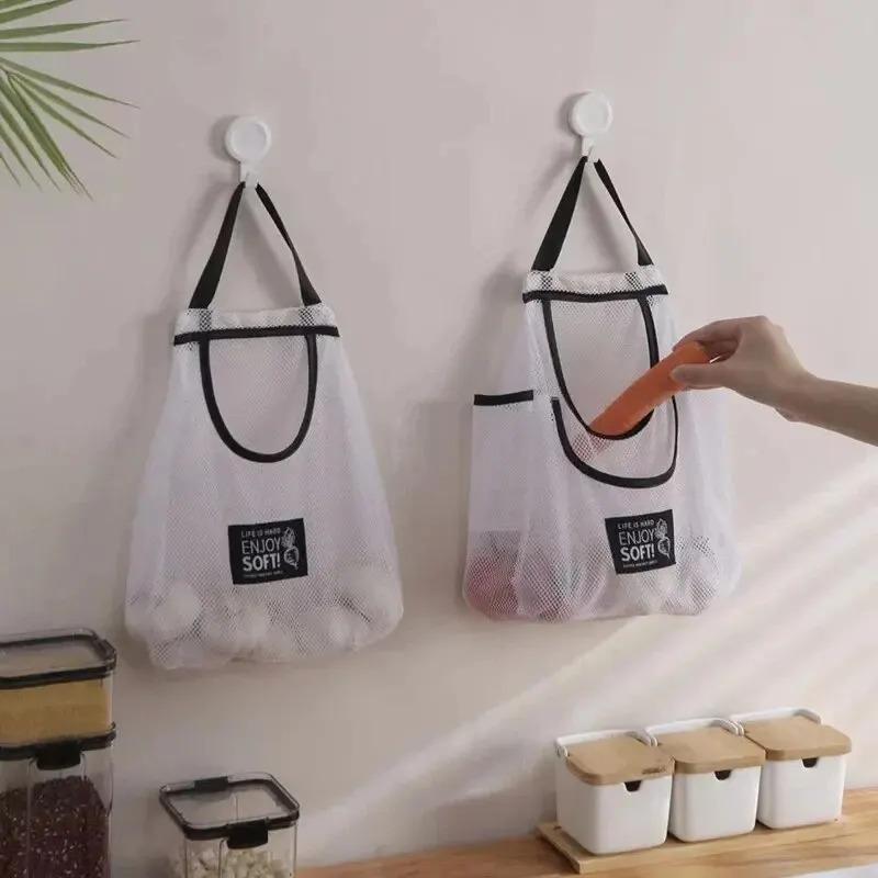 Beg Gantung Buah dan Sayur, Sudut Malas, Gantung Dinding Dapur ...