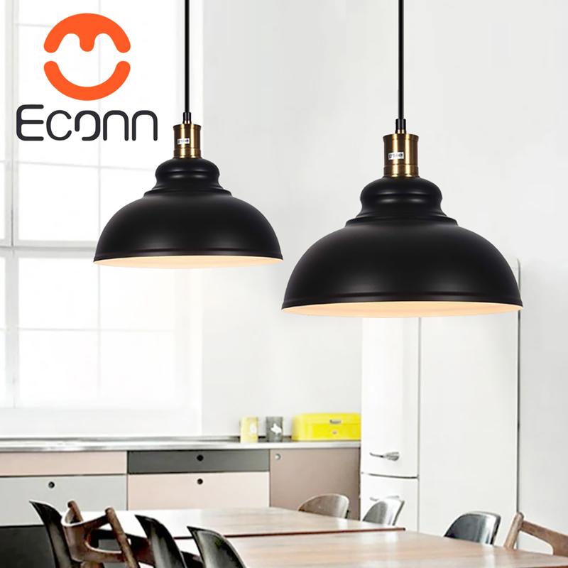 ECONN Pendant Light American Retro Iron Decoration Ceiling Chandelier ...