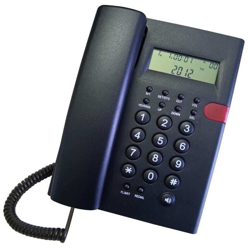 Meja Telefon Talian Tetap, K010A-1, Telefon Bertali, dengan Paparan ...