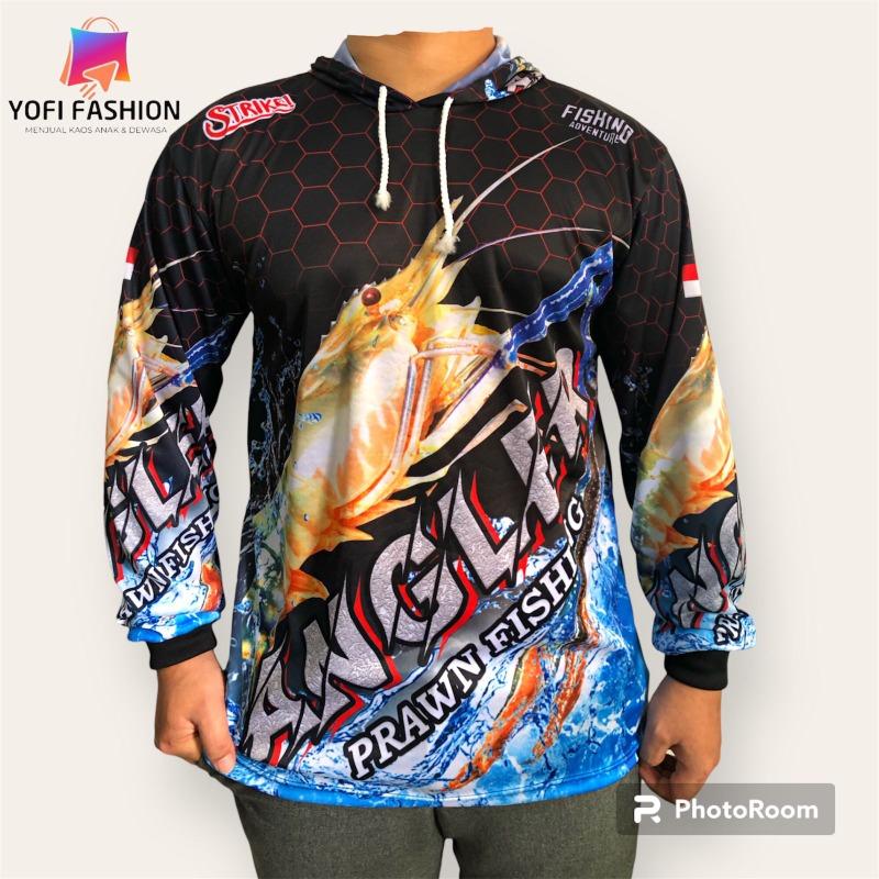 Baju Memancing, Lengan Panjang, Baju-T, Percetakan Penuh, Bersaiz ...