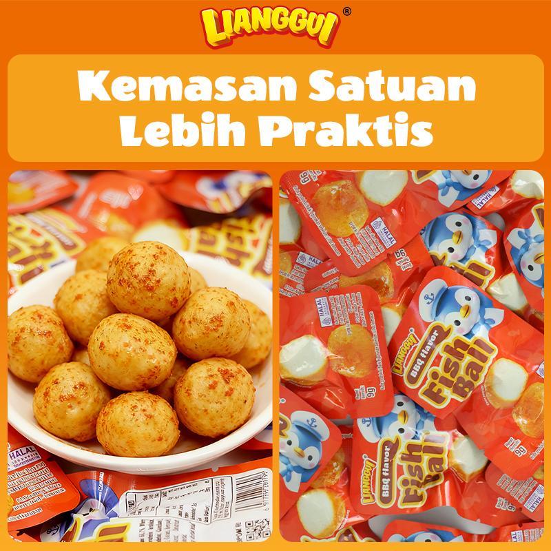 [HALAL] LIANGGUI Fish Ball (Rasa Barbecue, Rasa Lada Hitam), Cocok ...