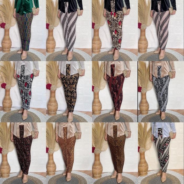 Jual JUAL MURAH! rok plisket batik WIRU / WIRON campur motif ready ...