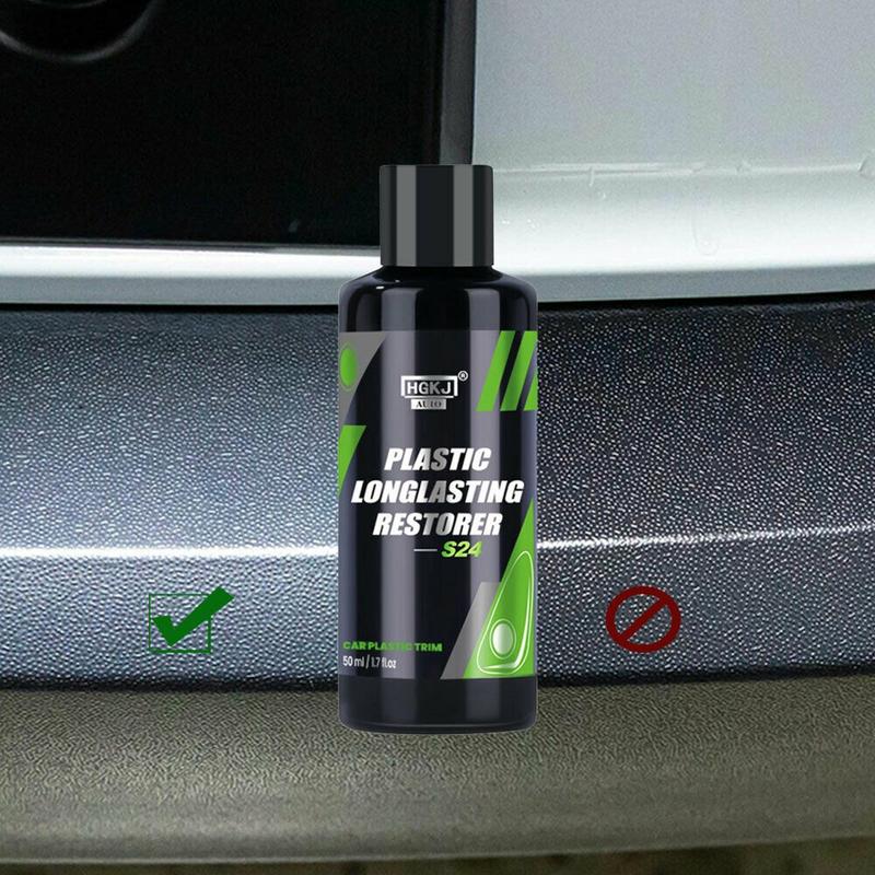 50ml for HGKJ 24 Car Plastic Polish Restorer Gloss Cleaning - TikTok ...