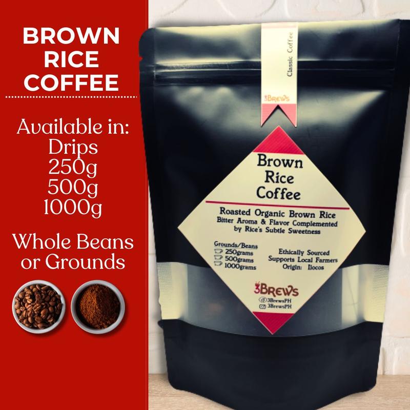 3Brews Ilocano Brown Rice Coffee from Ilocos: Naturally Sugar-Free ...