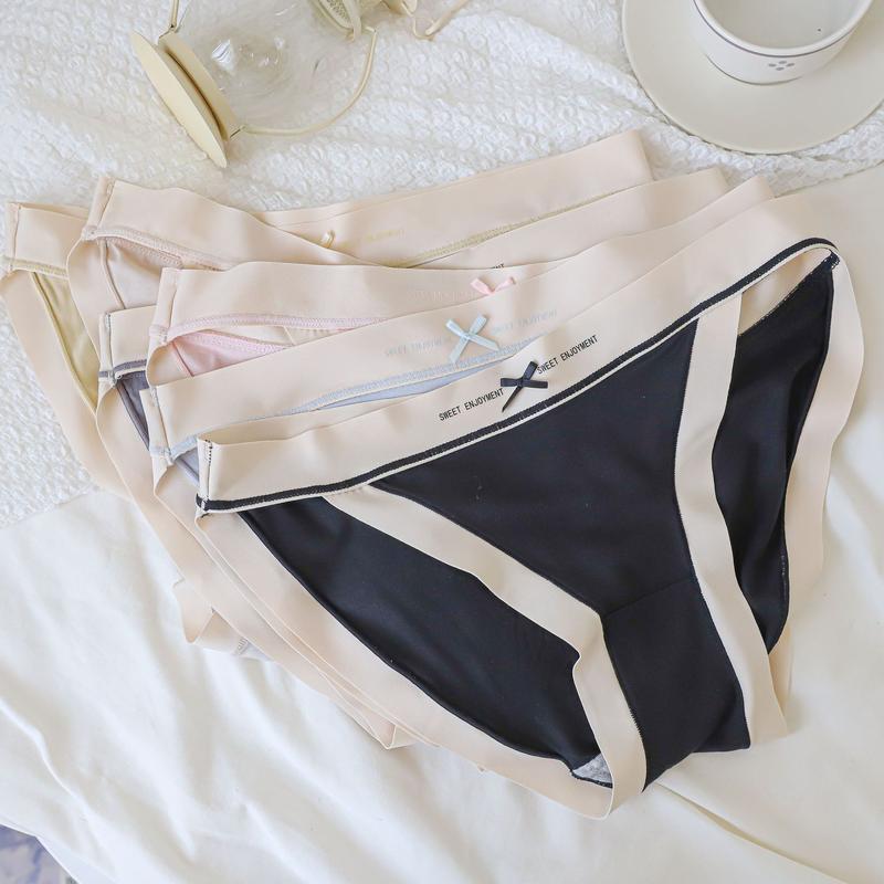 Seluar dalam kapas lancar untuk wanita, seluar kelangkang nipis ...