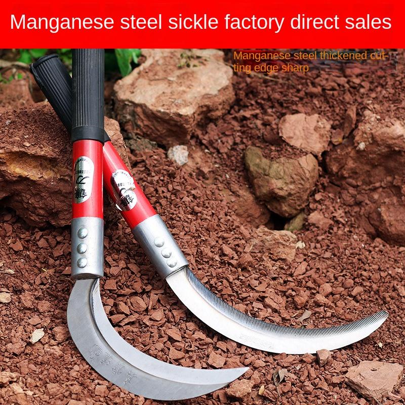 All-steel sickle agricultural reaping knife outdoor mowing knife ...