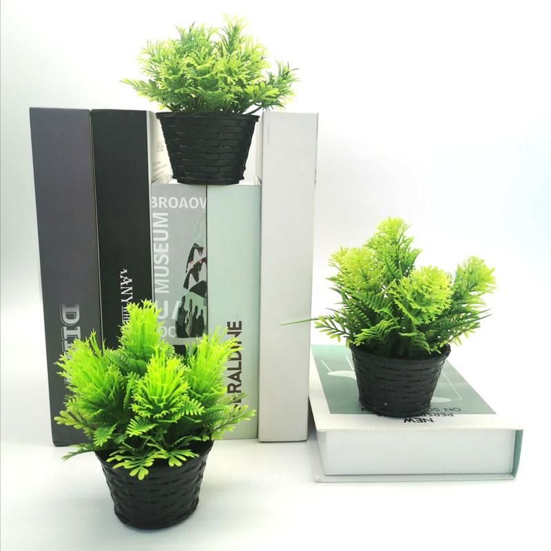 Artificial Plants Bonsai Small Tree Simulation Pot Plants Fake Flowers ...