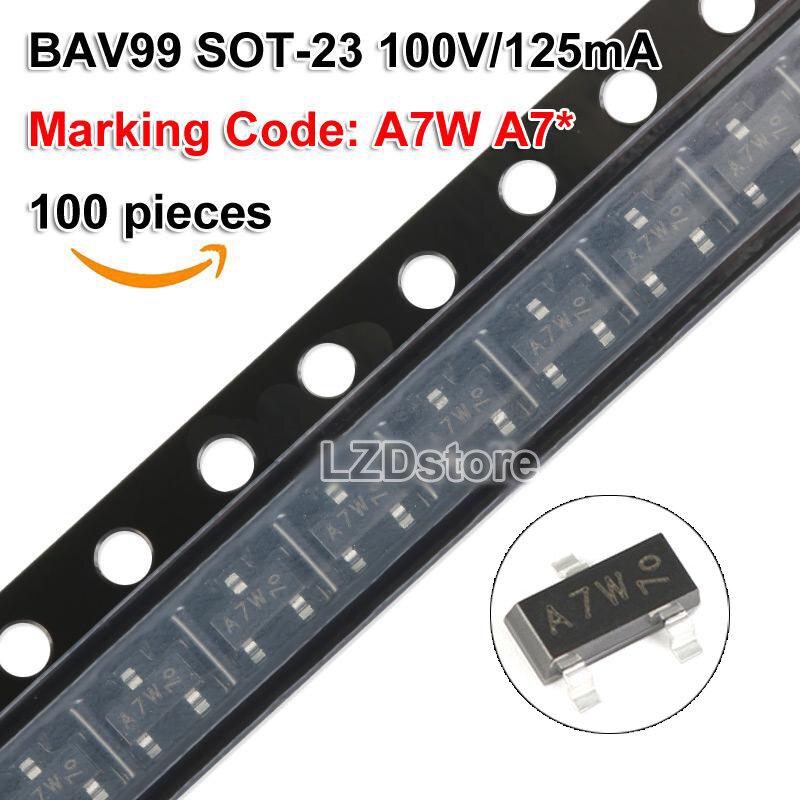 100pcs BAV99LT1G BAV99 SOT23 SOT BAV99LT SOT23-3 Dual Series - TikTok ...