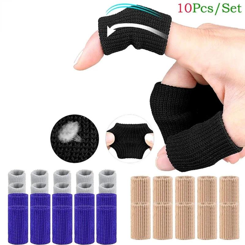 10Pcs/Set Finger Sleeves Support Nylon Thumb Brace Protector - TikTok ...