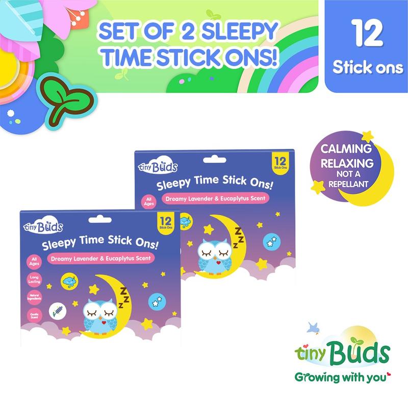 Tiny Buds Sleepy Time Stick Ons (24 stickers) - Set of 2 - TikTok Shop ...
