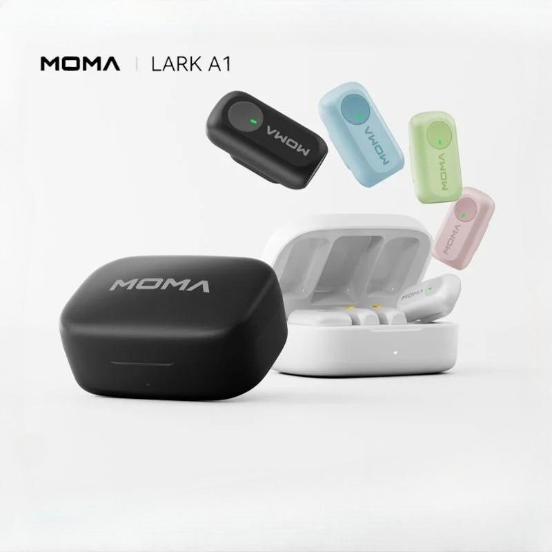 MOMA LARK A1 Collar Microphone Noise Reduction Colorful Lavalier ...