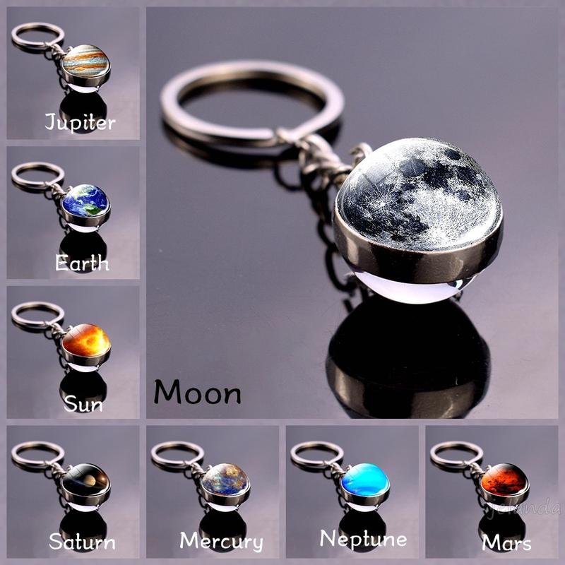 Gantungan Kunci Planet Sistem Suria, Rantai Kunci Angkasa Nebula ...