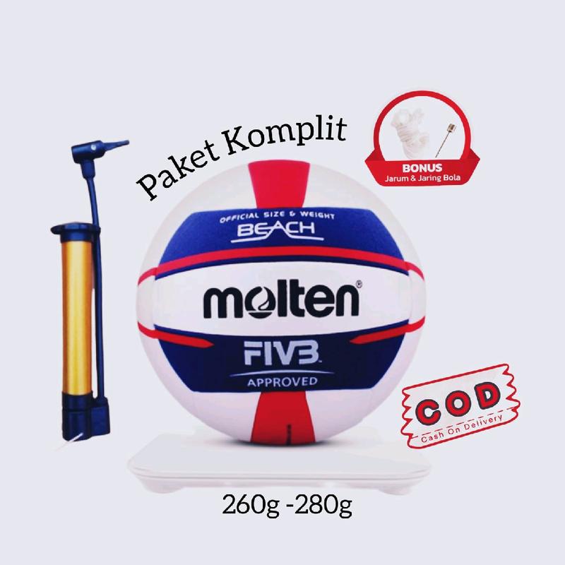 BOLA VOLLEY/ VOLLEY/ VOLI MOLTEN BEACH TERBARU BAHAN IMPOR MURAH - Shop ...
