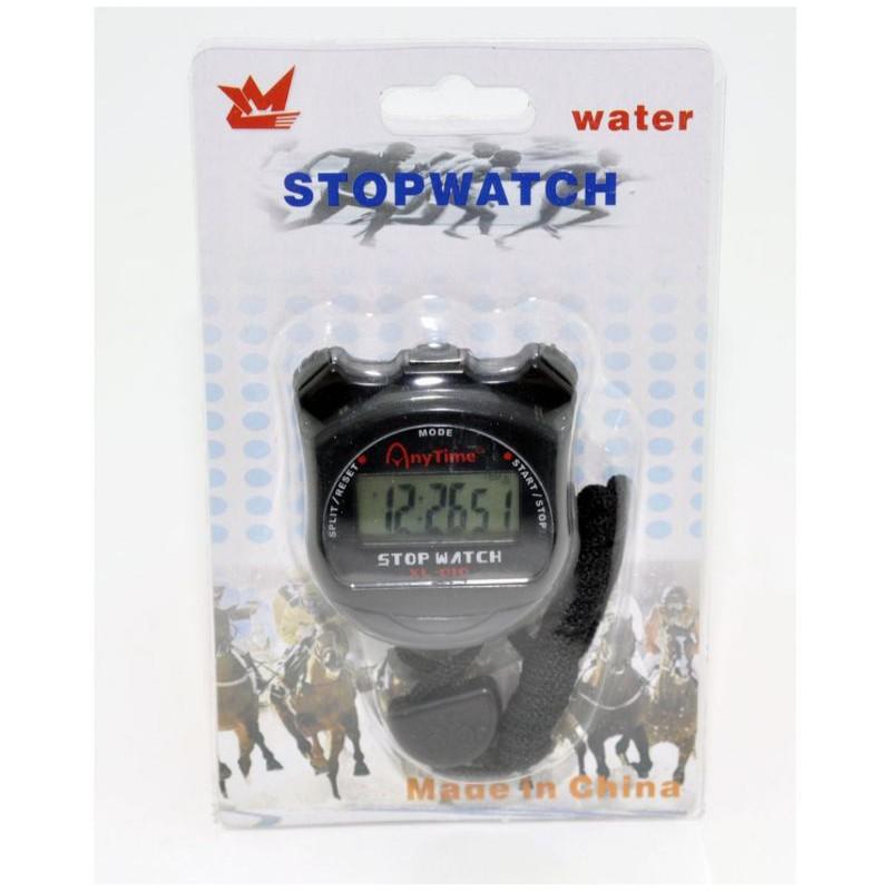 STOPWATCH ANYTIME XL-010 DATE & TIME/ STOPWATCH BERKUALITAS WATERPROOF ...