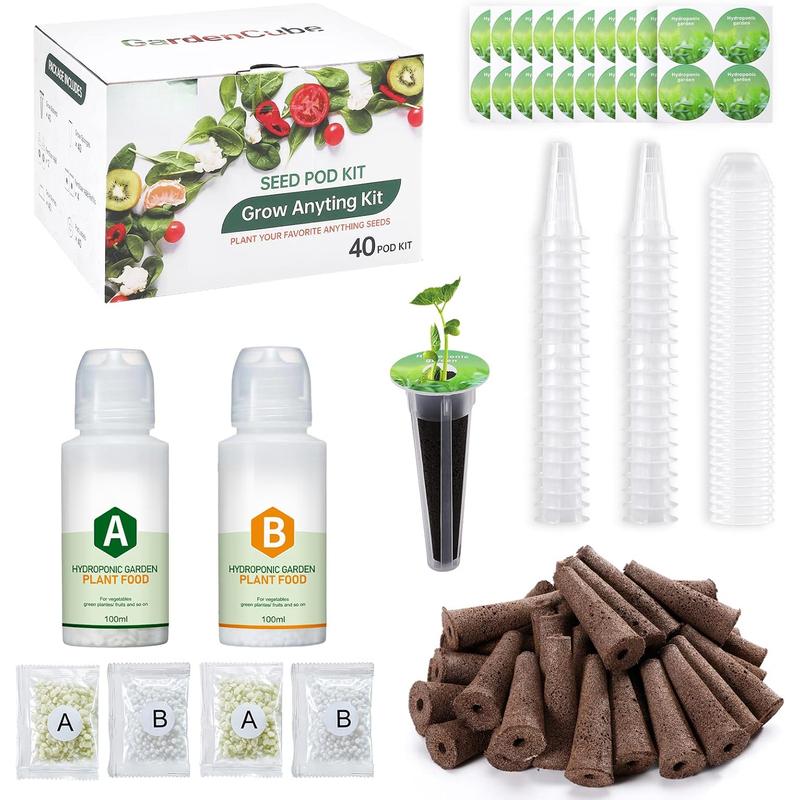166 count Hydroponic Pods Kit: Grow Anything Kit with 40 Gro - TikTok Shop