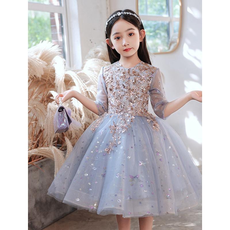 Children's Dress Girl Birthday Princess Dress Foreign Pompous Gauze ...